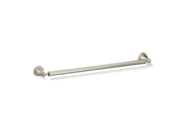 KOHLER Pinstripe 24" Towel Bar - Vibrant Brushed Nickel
