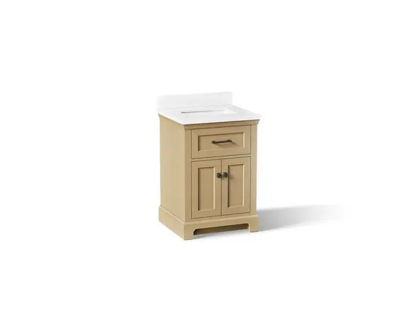 KOHLER Charlemont 24" Bathroom Vanity Cabinet With Sink And Quartz Top - One-color