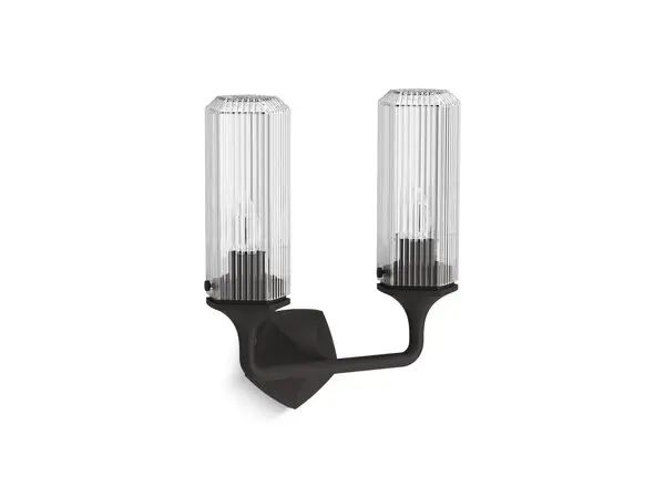 KOHLER Occasion Two-light Sconce - Matte Black