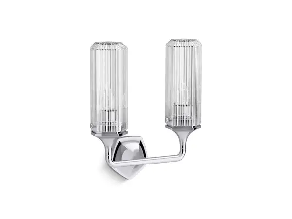 KOHLER Occasion Two-light Sconce - Polished Chrome