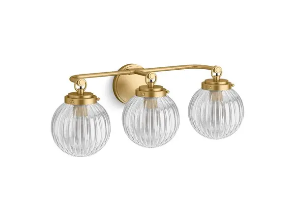 KOHLER Embra Studio Mcgee Three-light Sconce - Brushed Moderne Brass