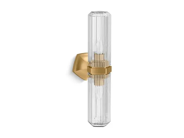 KOHLER Occasion Two-light Sconce - Brushed Moderne Brass