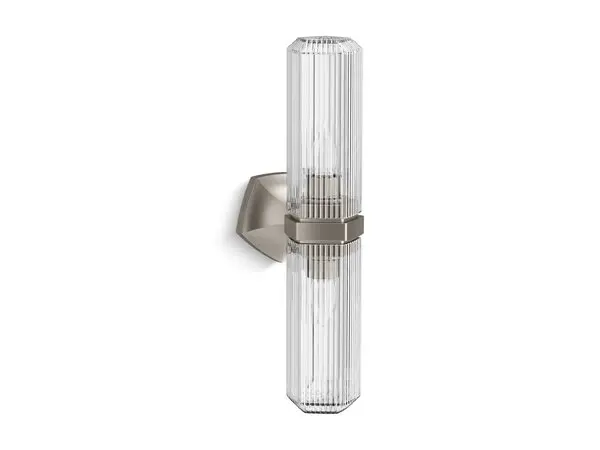 KOHLER Occasion Two-light Sconce - Brushed Nickel