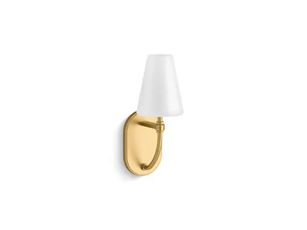 KOHLER Kernen Studio Mcgee One-light Sconce - Brushed Moderne Brass
