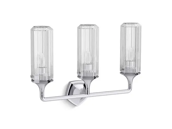 KOHLER Occasion Three-light Sconce - Polished Chrome