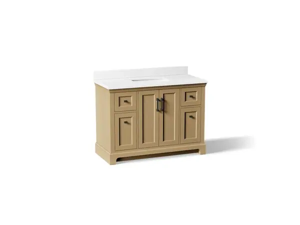 KOHLER Charlemont 48" Bathroom Vanity Cabinet With Sink And Quartz Top - One-color
