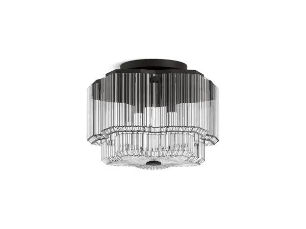 KOHLER Occasion 15" Flush-mount - Matte Black