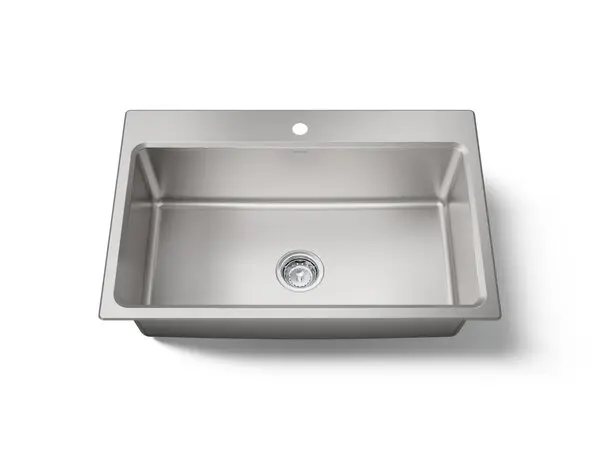 KOHLER Prologue 33" Top-/undermount Single-bowl Kitchen Sink - One-color