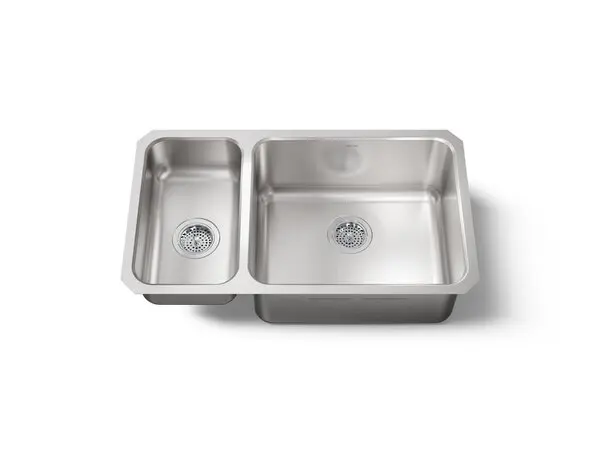 KOHLER Undertone 31-1/2" Undermount Double-bowl Kitchen Sink - One-color