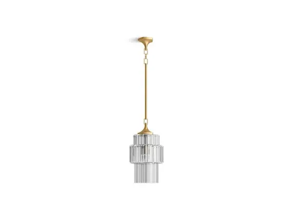 KOHLER Occasion 12" Pendant - Brushed Moderne Brass