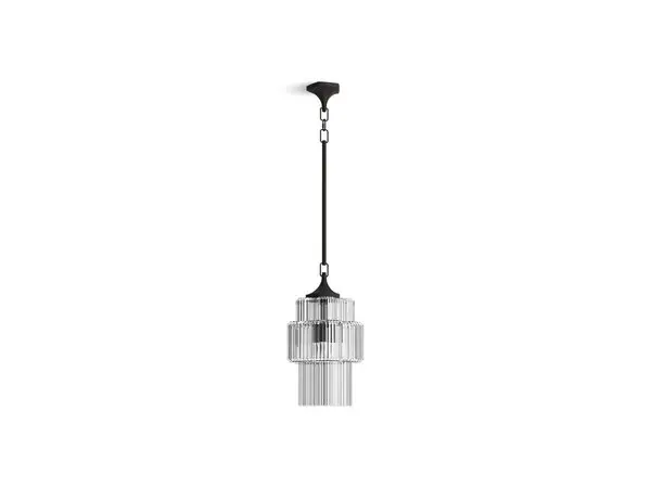 KOHLER Occasion 12" Pendant - Matte Black