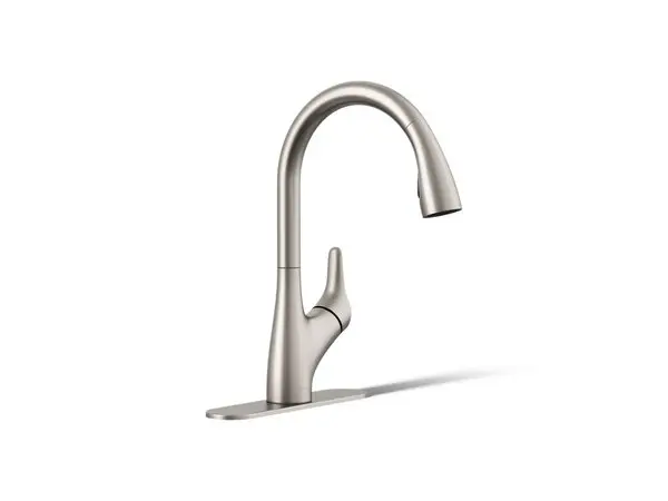 KOHLER Rival Pull-down Kitchen Sink Faucet With Two-function Sprayhead - One-color
