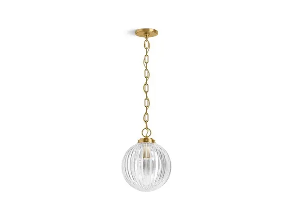 KOHLER Embra Studio Mcgee 10" Pendant - Brushed Moderne Brass