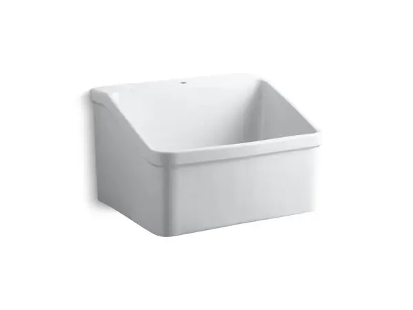 KOHLER Hollister 28" X 22" Bracket-mount Utility Sink With Single Faucet Hole - One-color