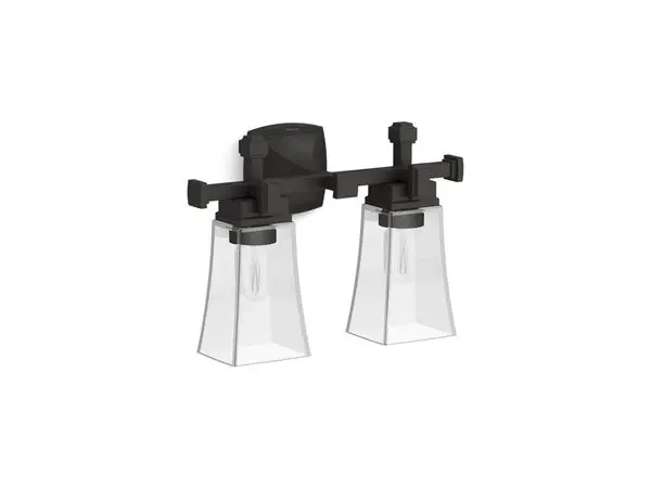 KOHLER Riff Two-light Sconce - Matte Black