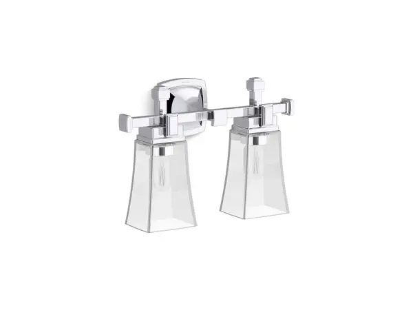 KOHLER Riff Two-light Sconce - Polished Chrome
