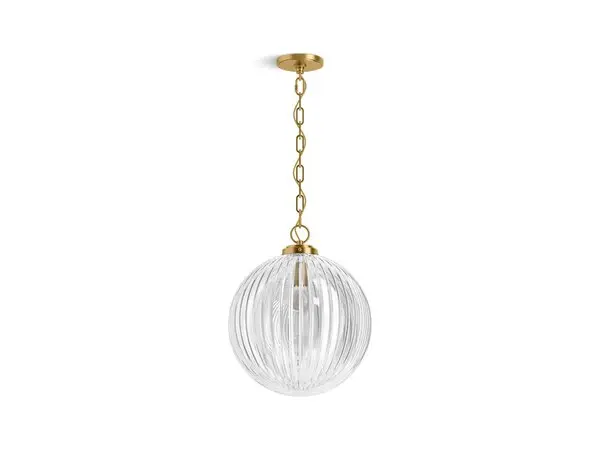 KOHLER Embra Studio Mcgee 14" Pendant - Brushed Moderne Brass
