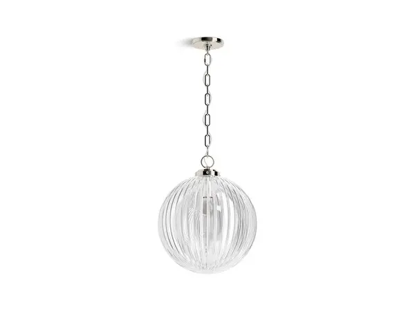 KOHLER Embra Studio Mcgee 14" Pendant - Polished Nickel