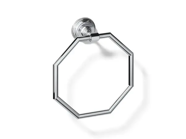 KOHLER Pinstripe Towel Ring - Polished Chrome