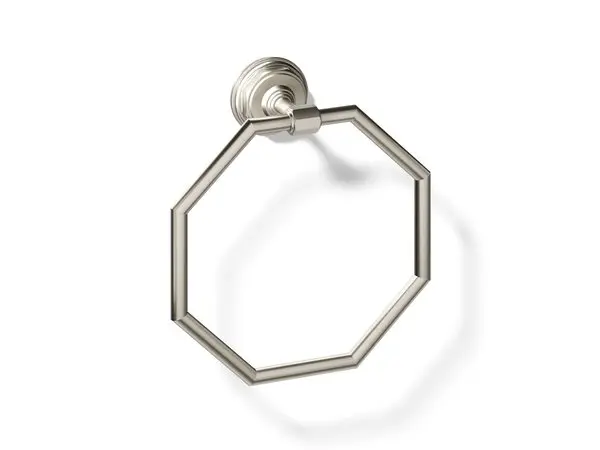 KOHLER Pinstripe Towel Ring - Vibrant Brushed Nickel