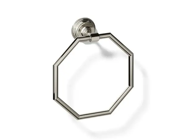 KOHLER Pinstripe Towel Ring - Vibrant Polished Nickel