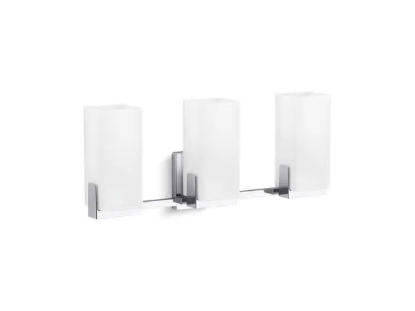 KOHLER Honesty Three-light Sconce - Polished Chrome