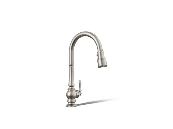 KOHLER Artifacts Touchless Pull-down Kitchen Sink Faucet With Three-function Sprayhead - One-color