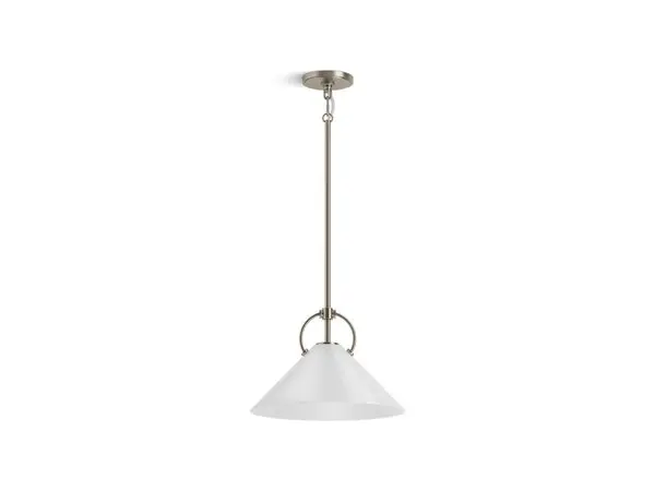 KOHLER Kernen Studio Mcgee 14" Pendant - Brushed Nickel