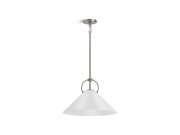 KOHLER Kernen Studio Mcgee 18" Pendant - Brushed Nickel