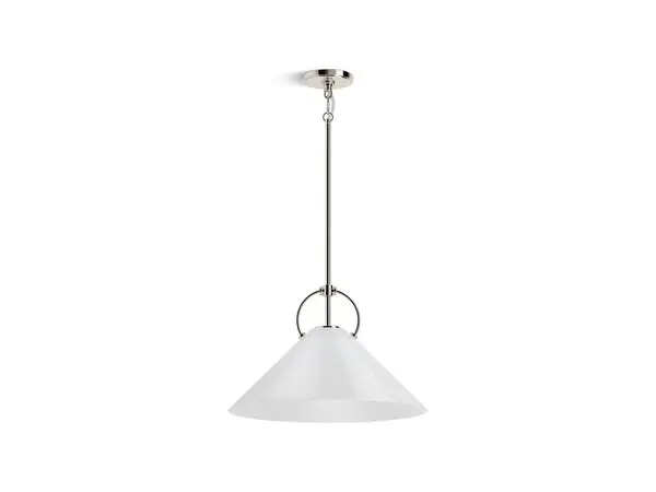 KOHLER Kernen Studio Mcgee 18" Pendant - Brushed Nickel