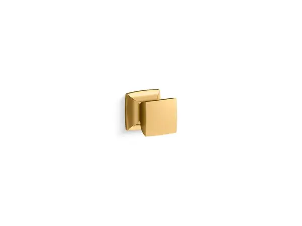 KOHLER Hearthaven Cabinet Knob - Vibrant Brushed Moderne Brass