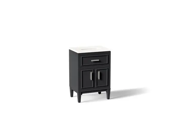 KOHLER Southerk 24" Bathroom Vanity Cabinet With Sink And Quartz Top - One-color
