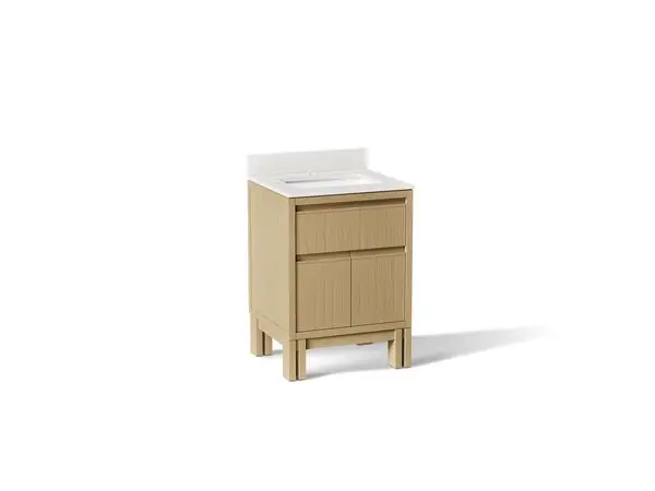 KOHLER Solive 24" Bathroom Vanity Cabinet With Sink And Quartz Top - One-color