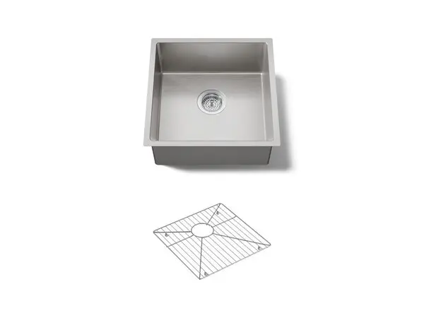 KOHLER Strive 18-1/4" Undermount Single-bowl Bar Sink - One-color