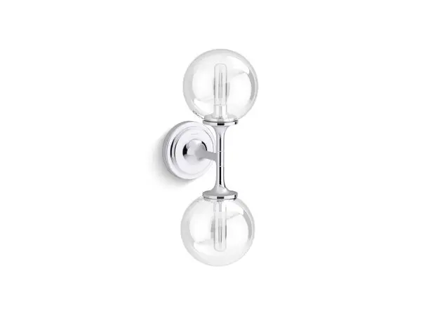 KOHLER Bellera Two-light Sconce - Polished Chrome