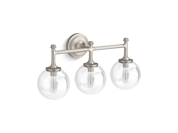 KOHLER Bellera Three-light Sconce - Brushed Nickel