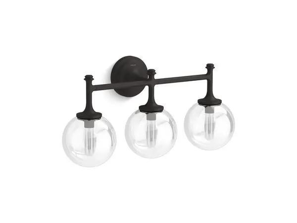 KOHLER Bellera Three-light Sconce - Matte Black
