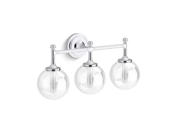 KOHLER Bellera Three-light Sconce - Polished Chrome