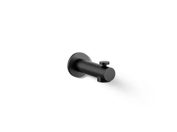 KOHLER Elate Wall-mount Bath Spout With Diverter - Matte Black