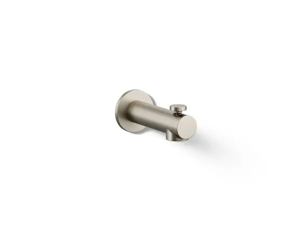 KOHLER Elate Wall-mount Bath Spout With Diverter - Vibrant Brushed Nickel