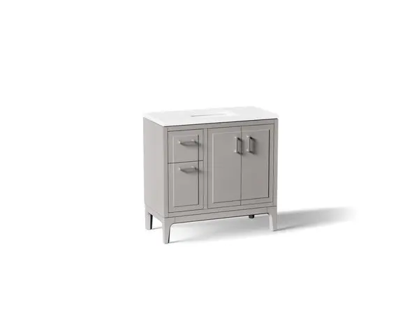 KOHLER Seer 36" Bathroom Vanity Cabinet With Sink And Quartz Top - One-color