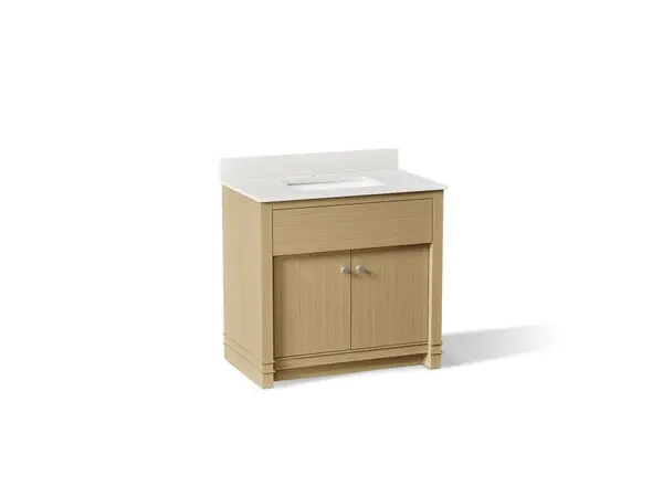 KOHLER Alouette 36" Bathroom Vanity Cabinet With Sink And Quartz Top - One-color