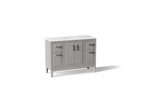 KOHLER Seer 48" Bathroom Vanity Cabinet With Sink And Quartz Top - One-color
