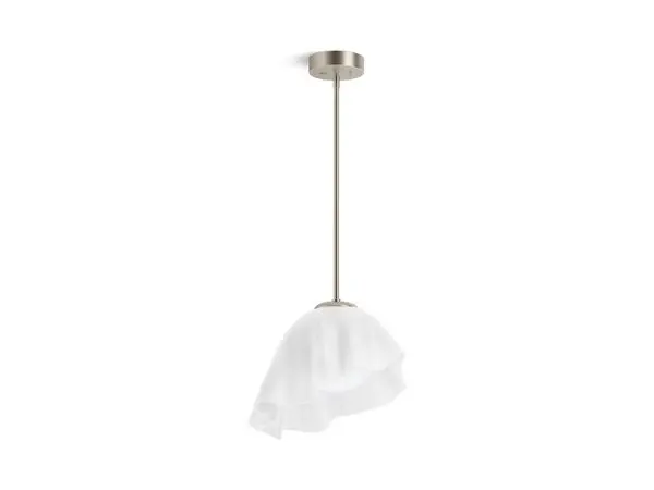 KOHLER Landshapes Daniel Arsham 14-3/4" Pendant - Brushed Nickel