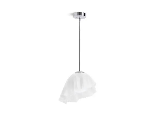 KOHLER Landshapes Daniel Arsham 14-3/4" Pendant - Polished Chrome