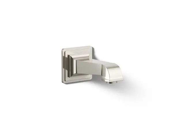 KOHLER Pinstripe Pure Wall-mount Bath Spout - Vibrant Polished Nickel