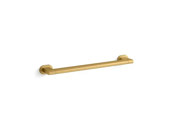 KOHLER Belay 18" Grab Bar - Vibrant Brushed Moderne Brass
