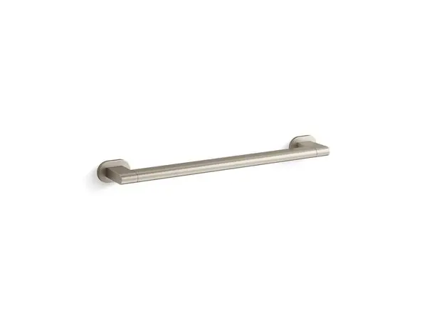 KOHLER Belay 18" Grab Bar - Vibrant Brushed Nickel