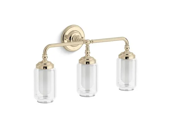 KOHLER Artifacts Three-light Sconce - French Gold