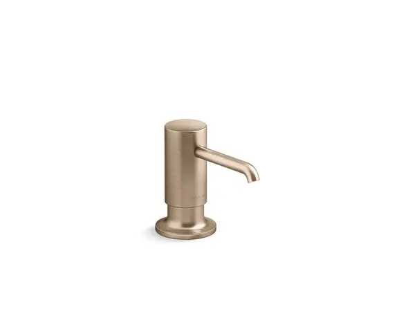 KOHLER Purist Soap/lotion Dispenser - Vibrant Brushed Bronze